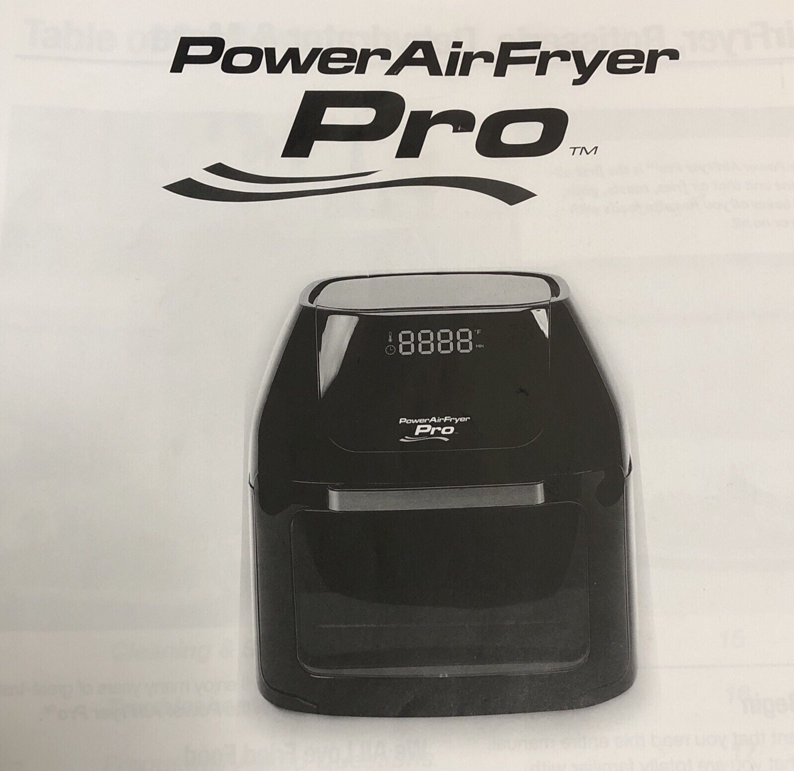Power Air Fryer Pro Oven Mesh Rotisserie Basket/Handle Replacement ...