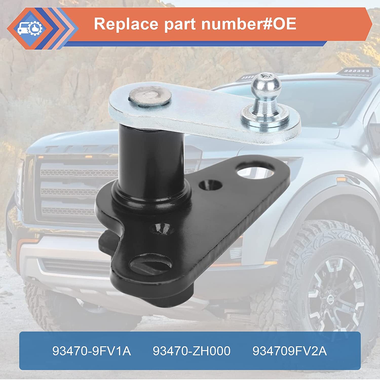 New Rear Tailgate Hinge Assembly Right Side For 04-21 Nissan Titan ...