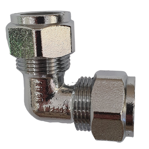 20 Pack AW AW1137 20Cx20C 20mm ¾" Chrome Elbow Nylon Olive Compression ...