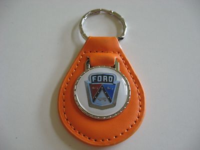 1940's 1950's 1960's FORD CREST EMBLEM LOGO VINTAGE KEYCHAIN KEYRING ...