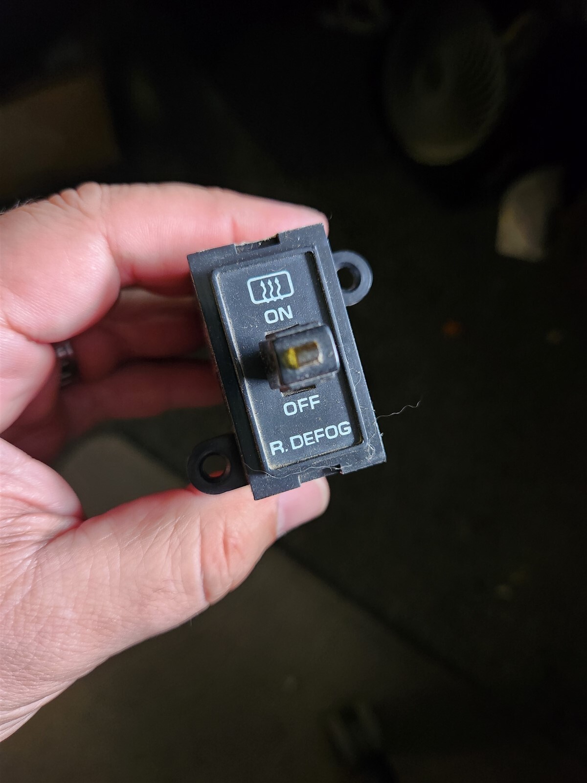 1981-1982 Corvette C3 Rear DEFOG Defroster Switch GM 14034385 Original ...