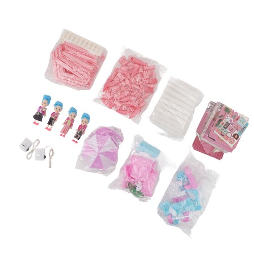 Electronic Dollhouse Villa Stimulate Imagination Cartoon Dolls Funny ...