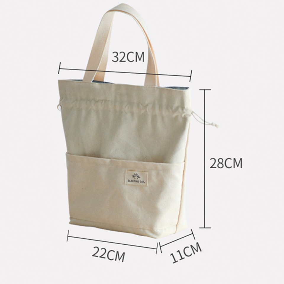 Bento Bag Double Layer Storing Japanese Style Lunch Box Insulated Pouch bento-bag-double-layer-storing-japanese-style-lunch-box-insulated-pouch