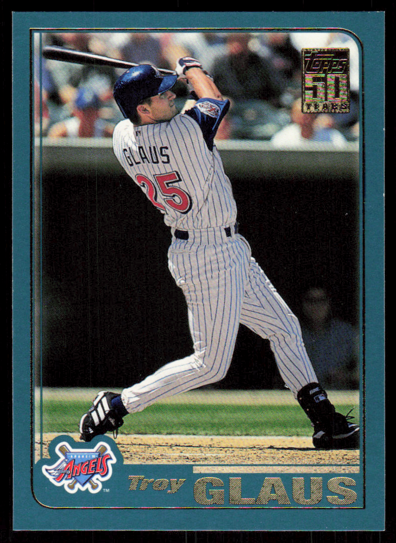 2001 Topps 175 Troy Glaus Anaheim Angels | eBay