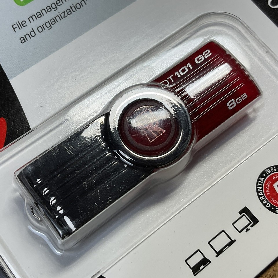 Kingston 8GB DataTraveler Data Traveler 101 G2 DT101 G2 USB 2.0 Flash ...