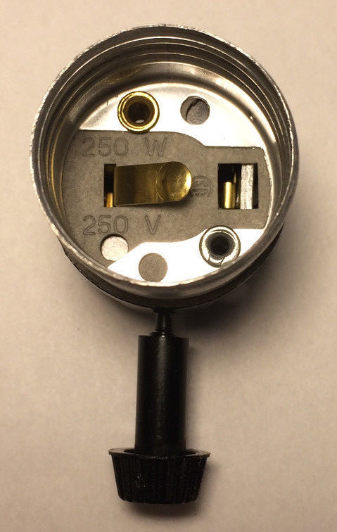 Leviton 3 Terminal Turn Knob Lamp Socket Interior for Wiring Bottom ...