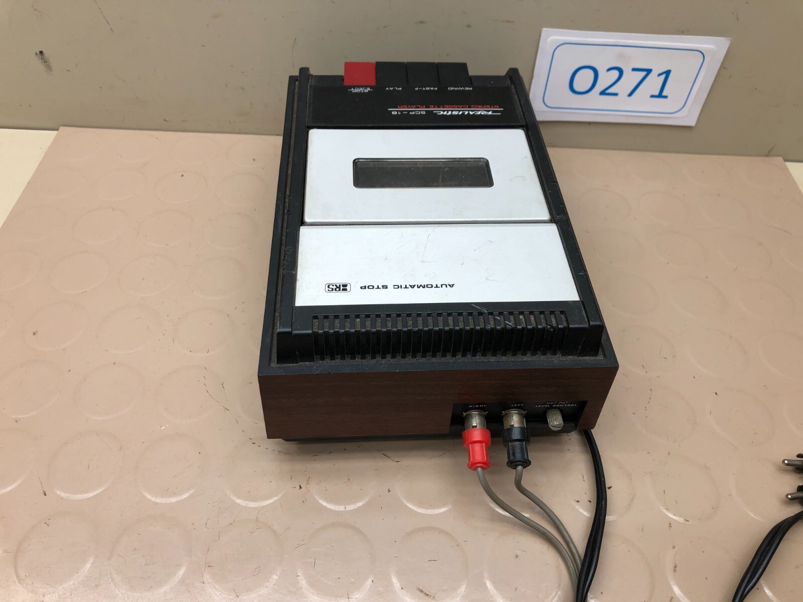 Vintage Realistic SCP-1B Stereo Cassette Player | eBay