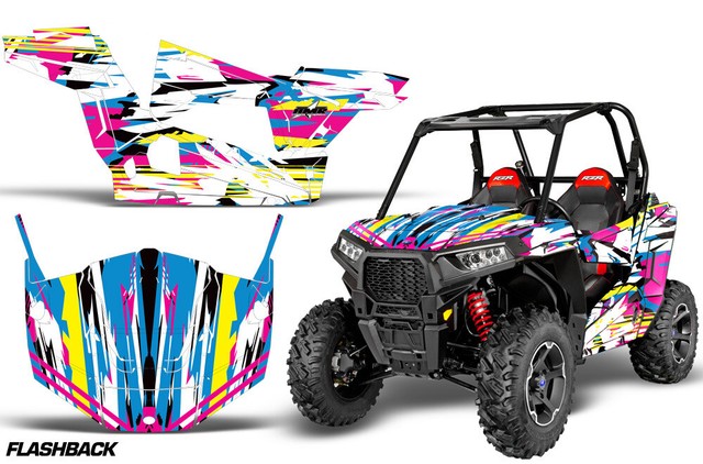 SxS Graphics Decal Sticker Wrap For Polaris RZR S 900 2015-2019 ...