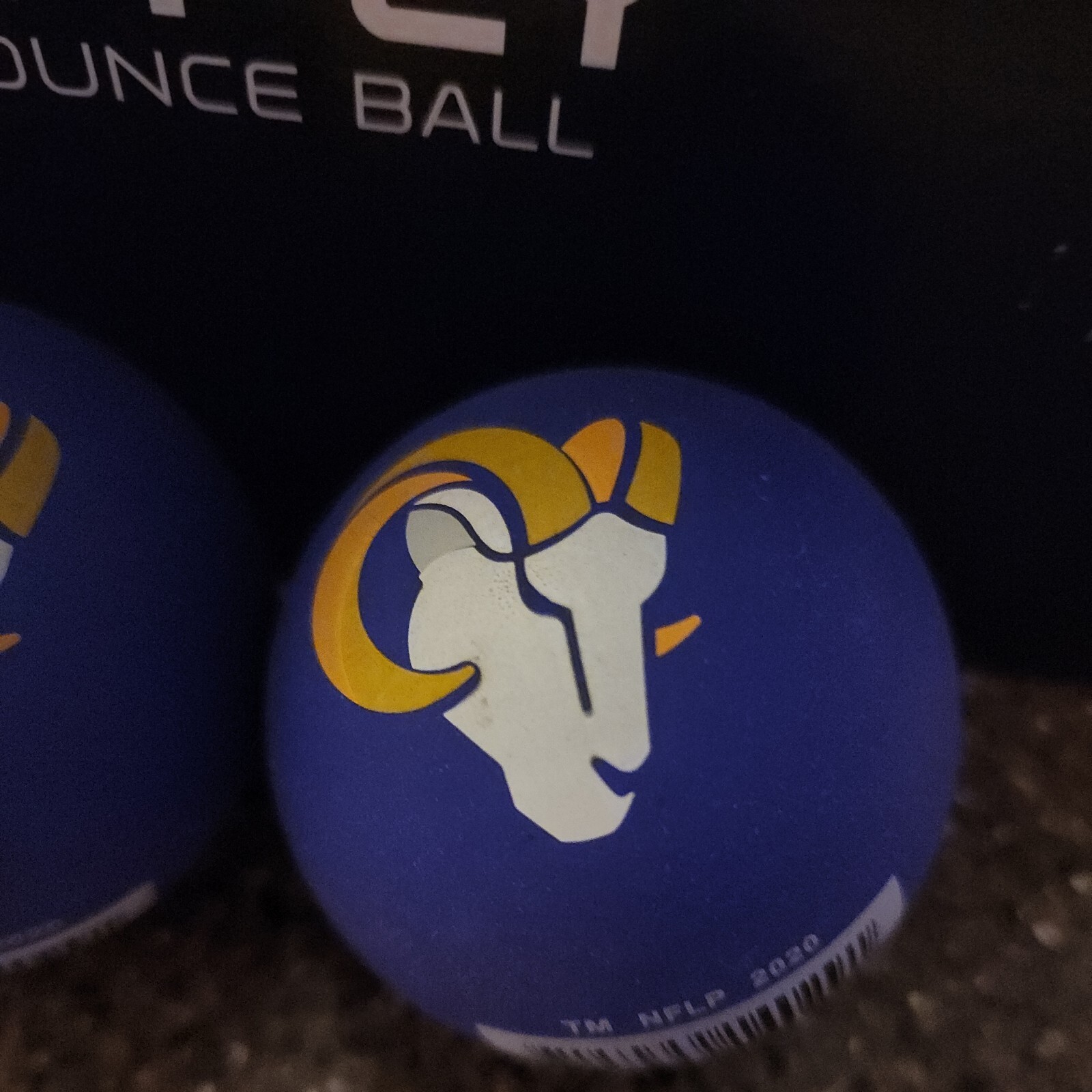 Rawlings Los Angeles Rams Big Fly High Bounce Rubber Ball - Set of 2 ...
