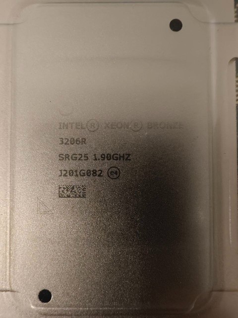 Intel Xeon Bronze 3206R SRG25 1.90 GHz 11 MB L3 Cache 8 Kerne 8 Threads ...