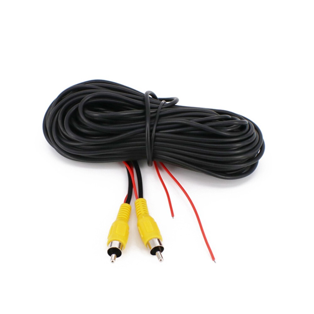 Long 15m RCA Reverse Rear View Backup Camera Extension Wire Hassle Free ...