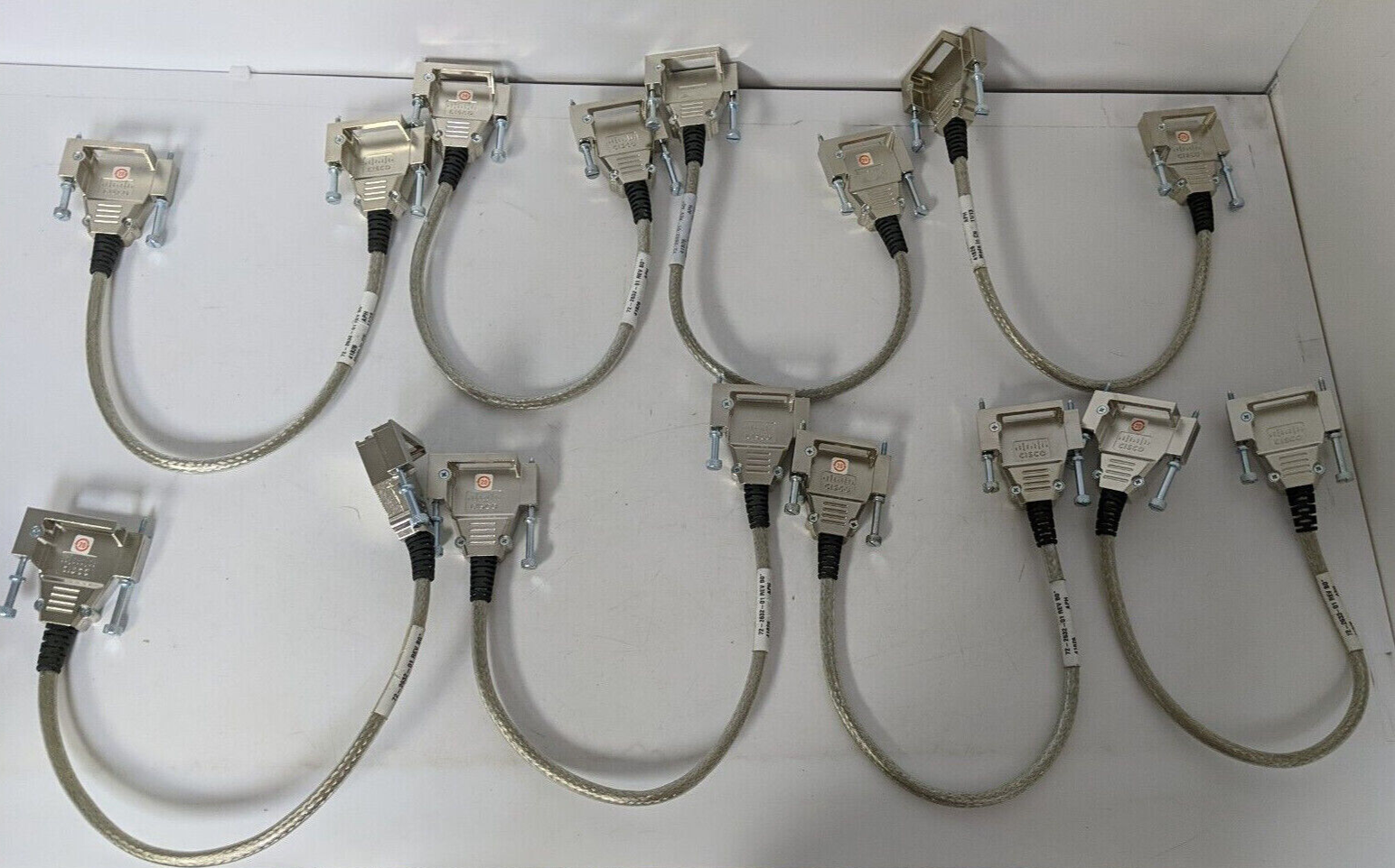 Lot of 8 Cisco Stackwise Stacking APH Cable CAB-STACK-50CM 72-2632-01 ...