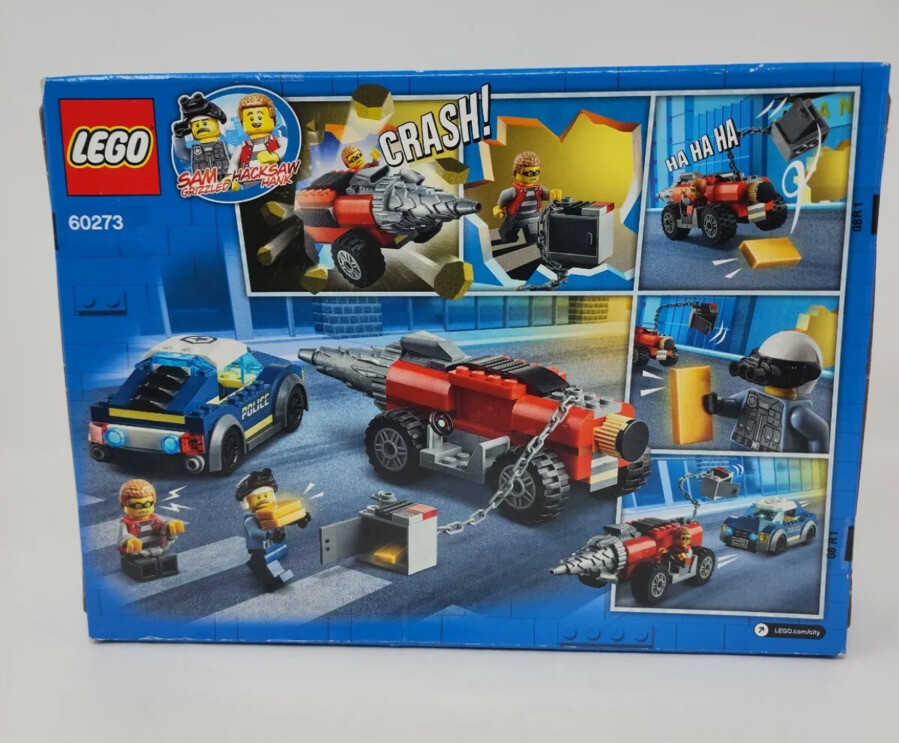 LEGO City Police Driller Chase 60273 Building Set 179 Pieces NIB ...