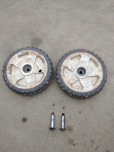 GENUINE OEM Toro Recycler Model #20332 Personal Pace Front Wheels w ...