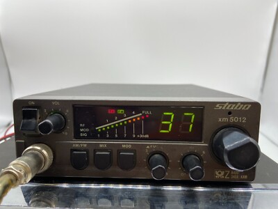 #SE2460# CB Funkgerät Stabo Xm 5012 inkl. Mikrofon *funktionsfähig* RAR ...