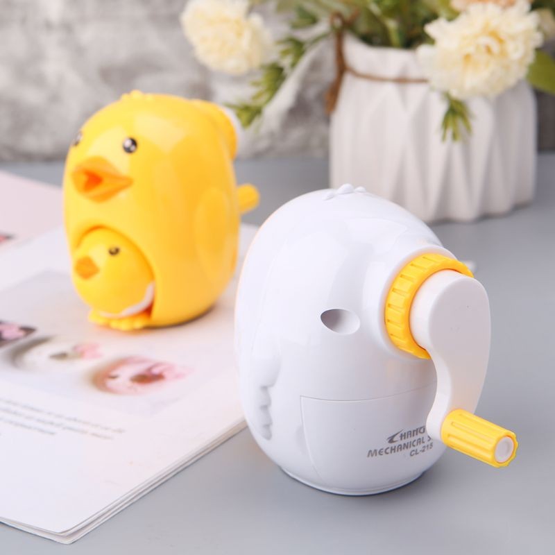 Cute Chick Animal Style Pencil Sharpener Hand Mechanical Cutting Tools ...