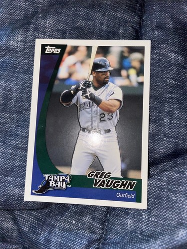 2002 Topps Post Cereal Greg Vaughn #27 Tampa Bay Rays | eBay