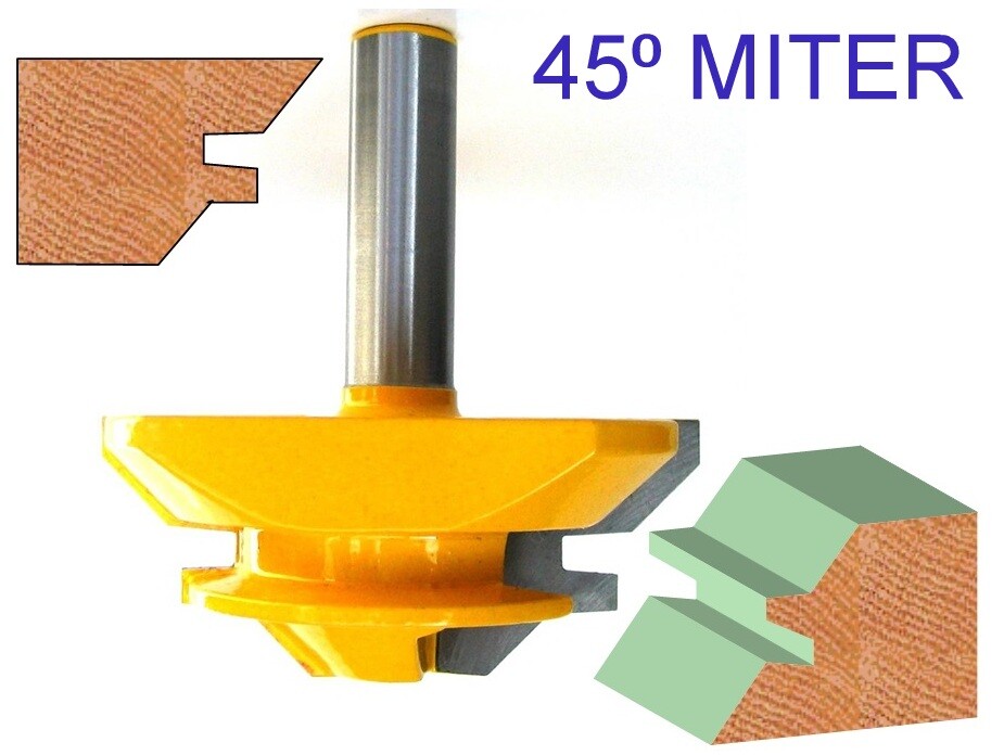 1 pc 1/2" Shank 2-3/4" Dia. 45° Lock Miter Router Bit sct-888 | eBay