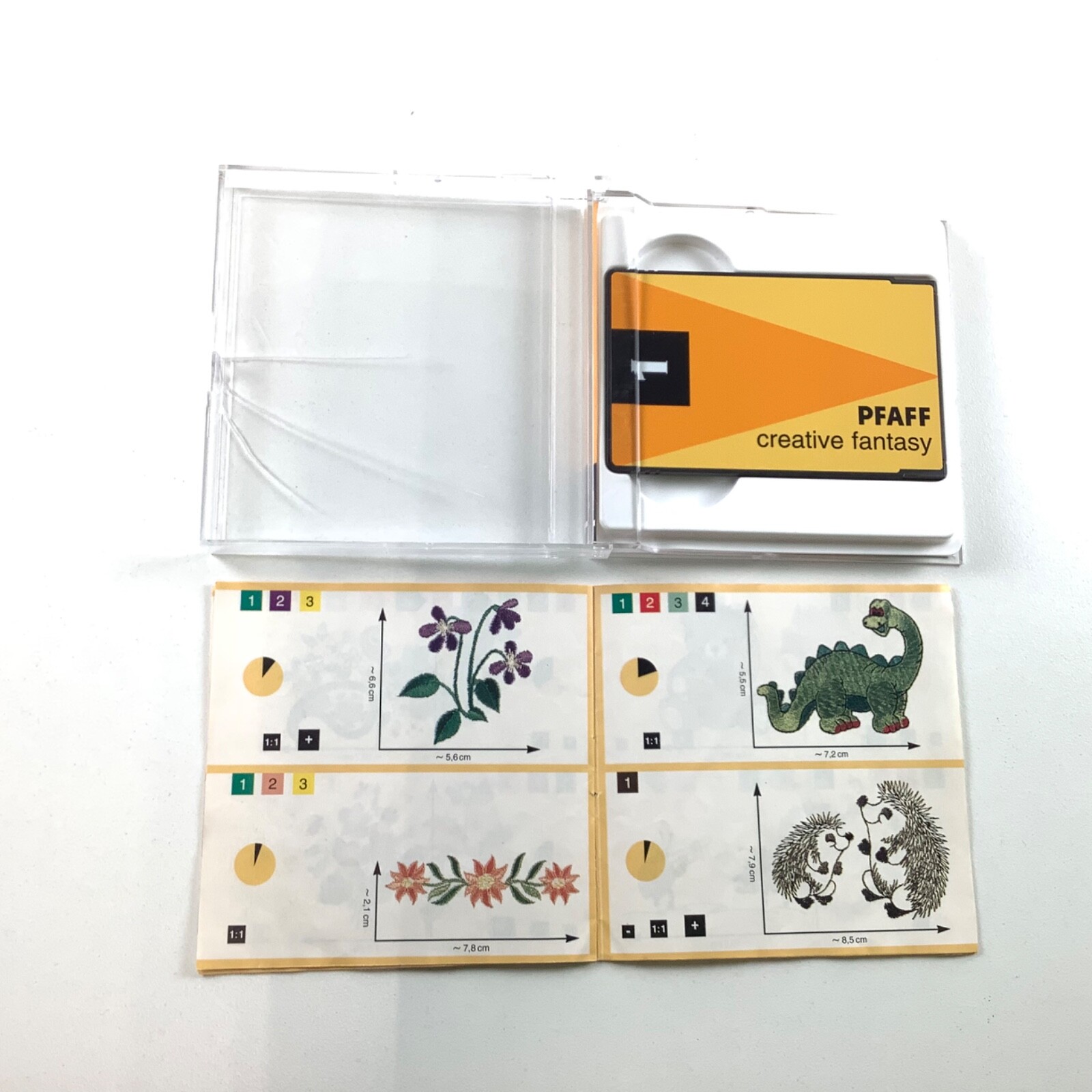 PFAFF Emb Machine Card Creative Fantasy 7570 7560 2140 2170 Full ...