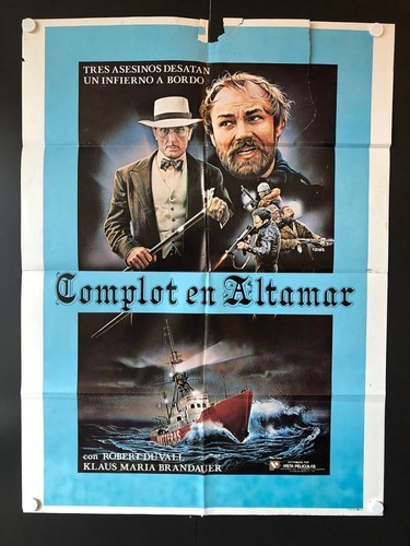 Complot En Altamar Original Movie Poster - Spanish (1980s) - 28" x 38 ...