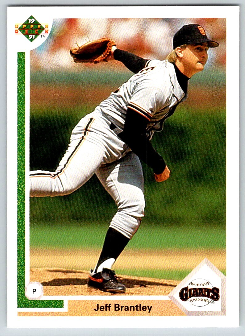 1991 UPPER DECK JEFF BRANTLEY SAN FRANCISCO GIANTS #424 | eBay