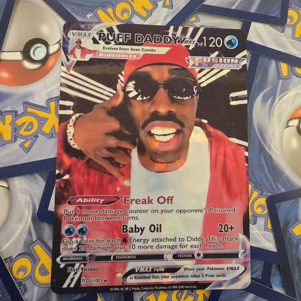 P Diddy Pokemon Card - Puff Daddy | eBay