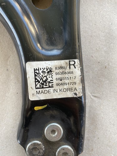 95368368 Braccio Oscillante Anteriore Destro E Ricambi Per Opel Karl | eBay