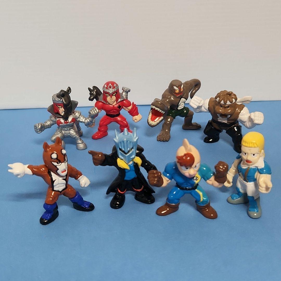 Kinnikuman Figure lot of 8 Kevin mask Gazelleman Walrus Rex king ...