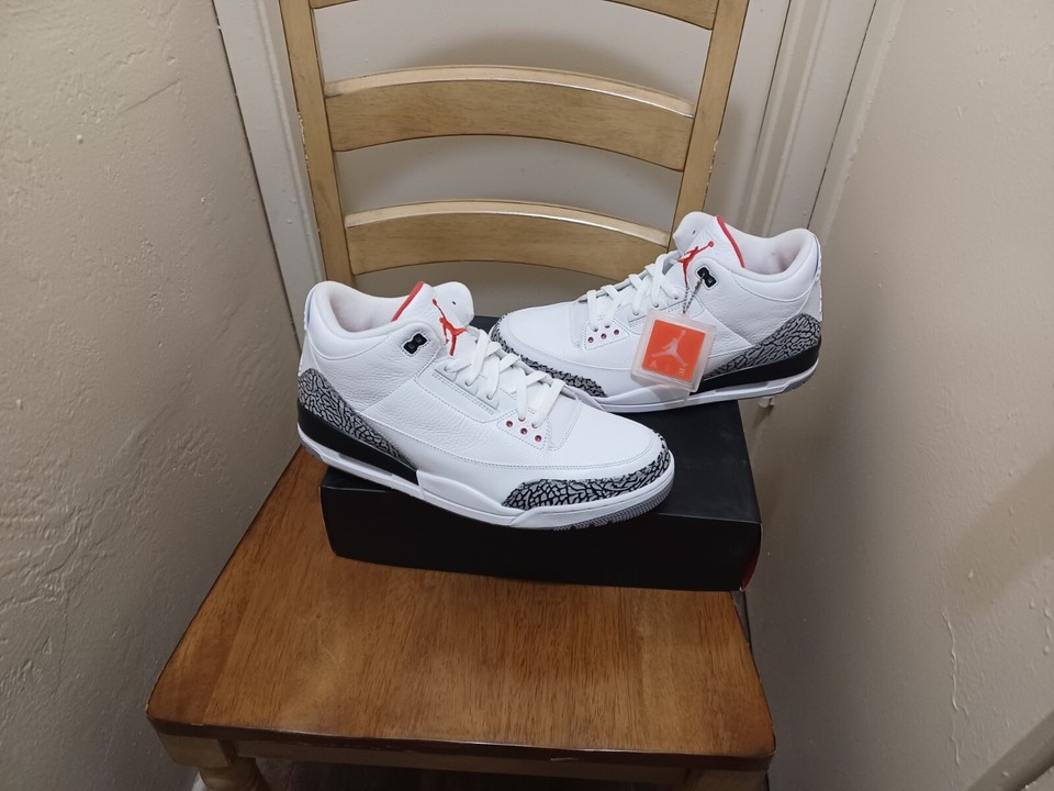 NIKE AIR JORDAN 3 III RETRO BRAND NEW SZ 13.5 AUTHENTIC KOBE | eBay