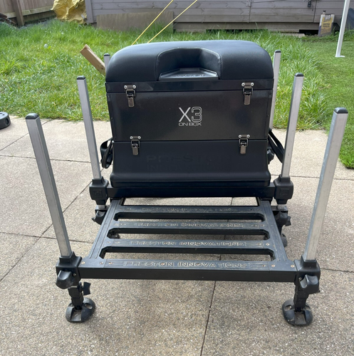ON BOX X3 SEAT BOX FROM PRESTON INNOVATIONS PLUS LOADS OF ACCESSORIES ...