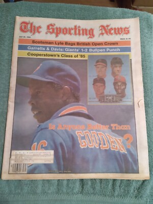 July 29, 1985 The Sporting News NY Mets Pitcher Dwight Gooden/ HOF ...