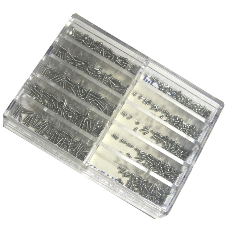 670PCS Clock Watch Screws in 10 Different Sizes Clock Screw Repair ...