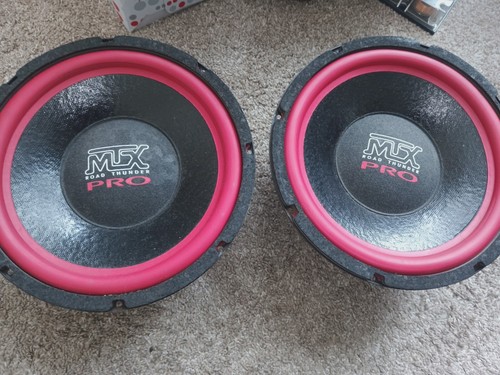 MTX Old School Road Thunder Pro Series 10-in Subwoofers USA made! 8ohm ...