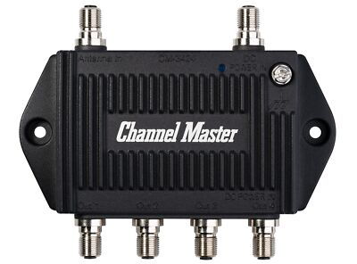 Channel Master TV Antenna Distribution Amplifier, TV Antenna Signal ...