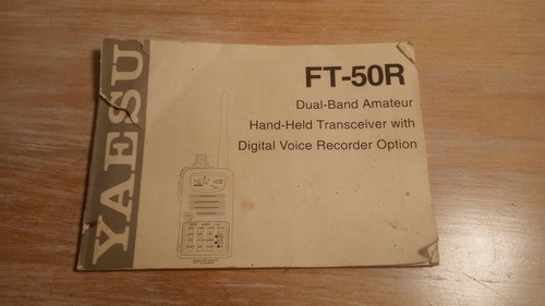 Original Yaesu Ft-50R Users Manual, slightly ripped cover | eBay