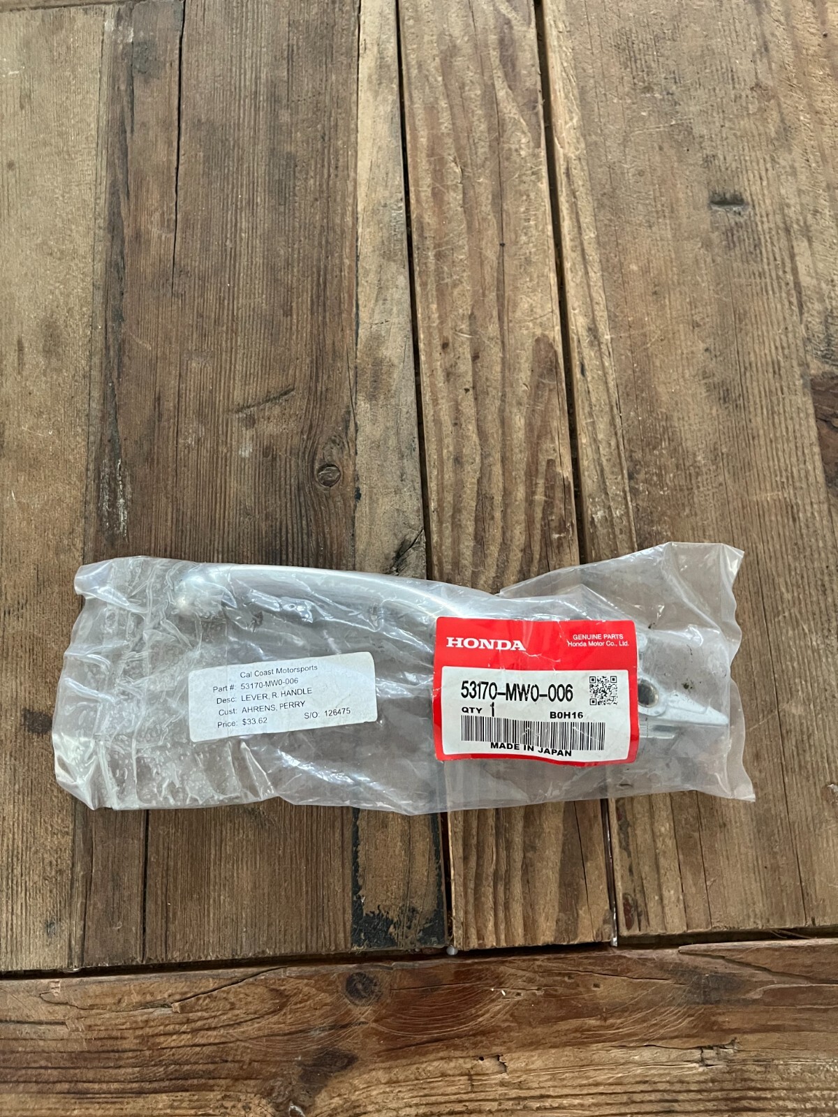 Genuine Honda Brake Lever CBR250RR MC22 MC19 RVF400 NC35 53170-MW0-006 ...