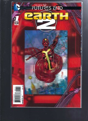 EARTH 2 - FUTURES END - 3D COVER - NEW 52 DC COMICS | eBay Australia
