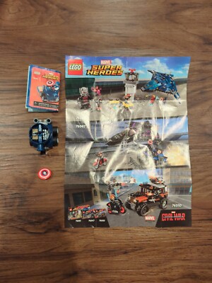 LEGO Marvel Mighty Micros Captain America Vehicle #76065 Playset Set ...