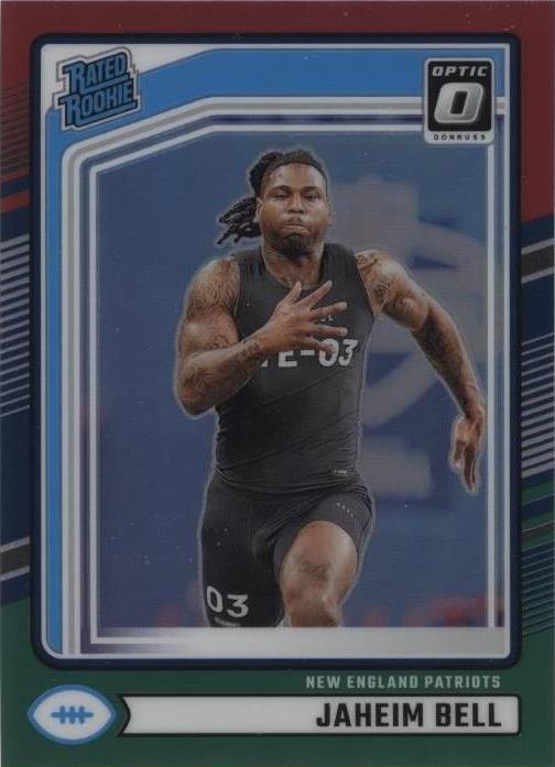 2024 Panini Donruss - Rated Rookie Jaheim Bell #337 Optic Preview Red ...