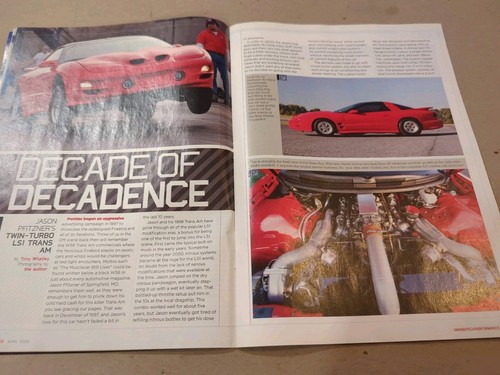 GM High-Tech Performance Magazine Aug 09 LS LSX Camaro Trans Am LT1 ...