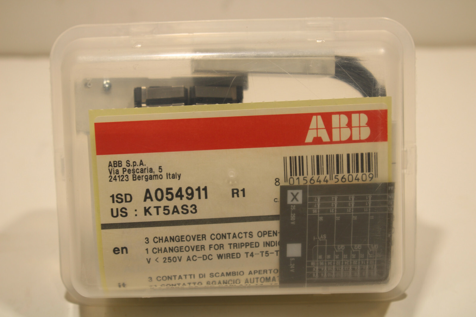 ABB 1SDA054911R1 3 Changeover Contacts Open-closed Kit for sale online ...