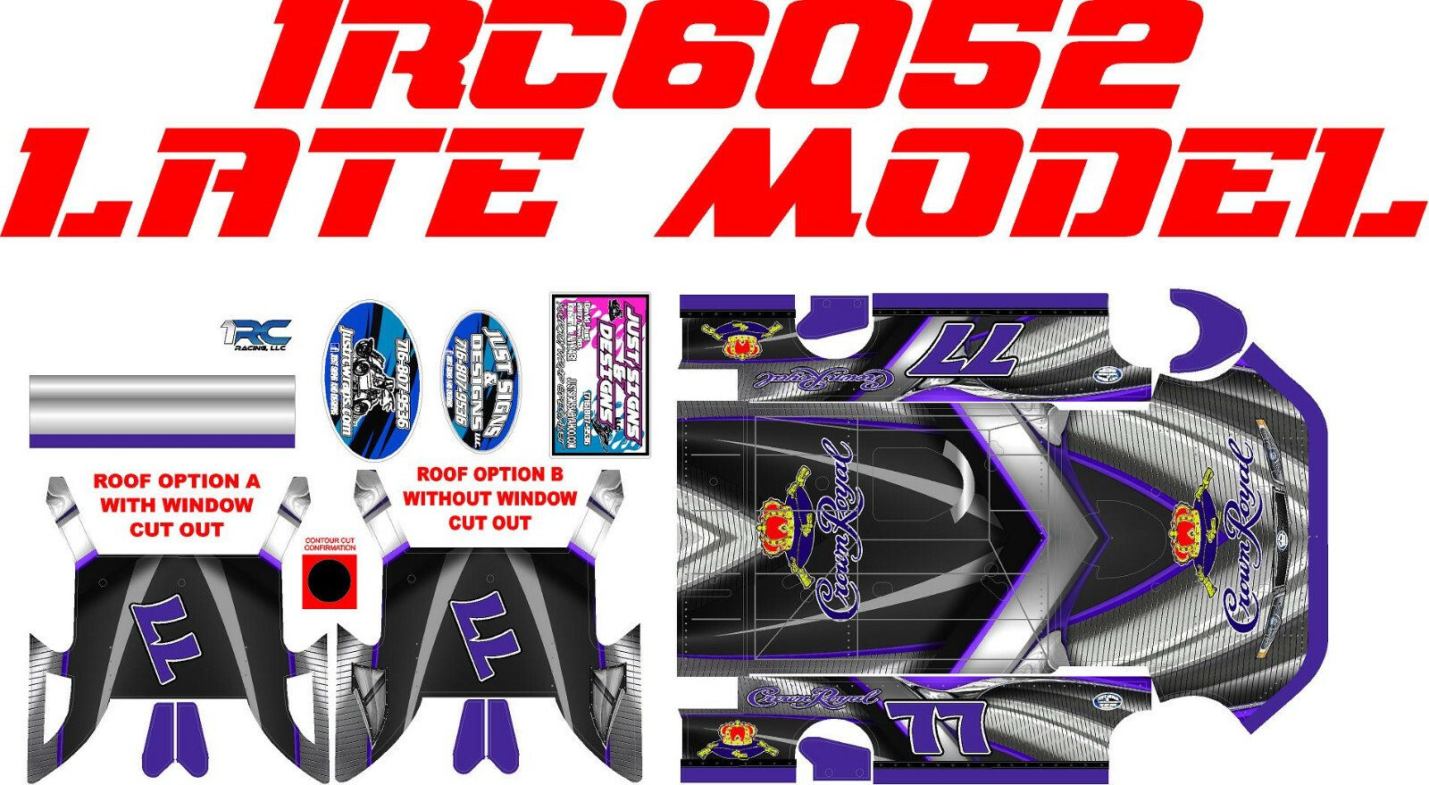 1RC LATE MODEL 1RC6052 WRAP PURPLE ARMOUR 1X18 SCALE | eBay