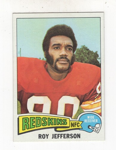 1975 TOPPS FOOTBALL ROY JEFFERSON WASHINGTON REDSKINS #444 | eBay