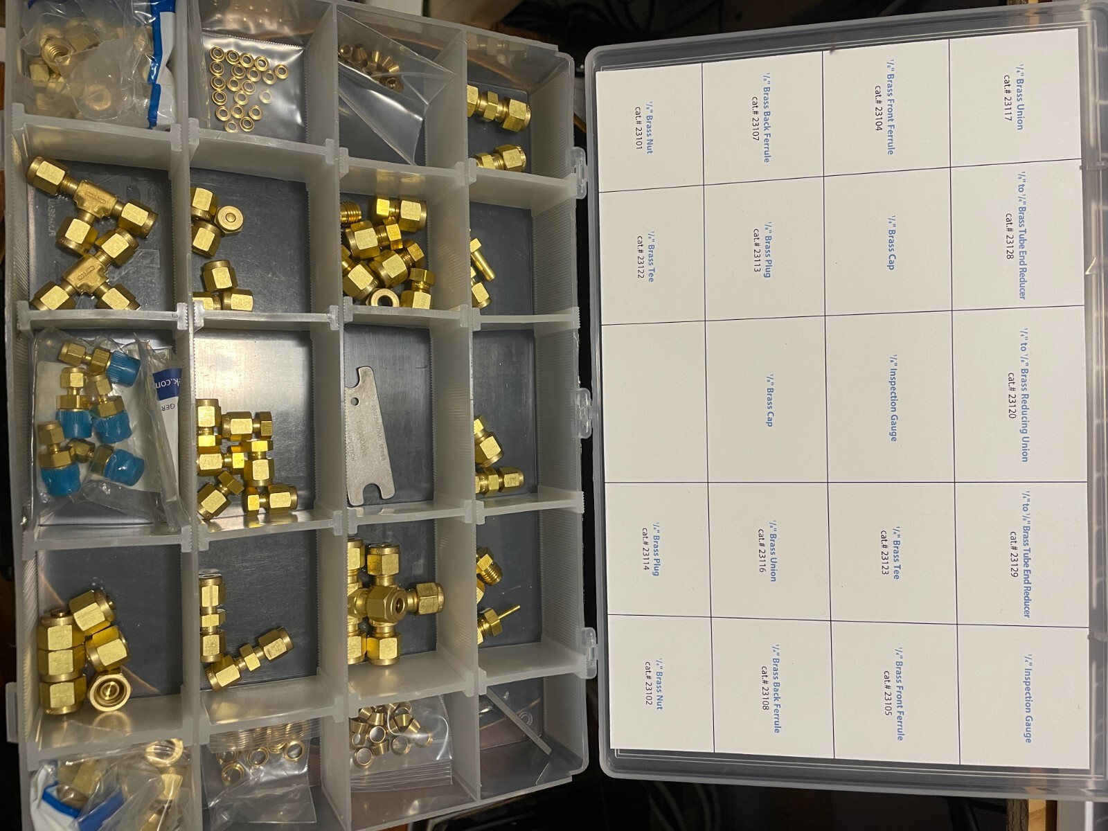 Restek Swagelok Fitting Kit, Brass Catalog No. 23141 | eBay