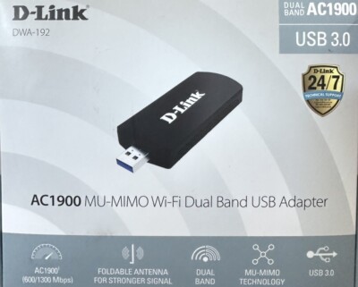 D-Link DWA-192 AC1900 USB3.0 Wifi Adapter (DWA-192) | eBay