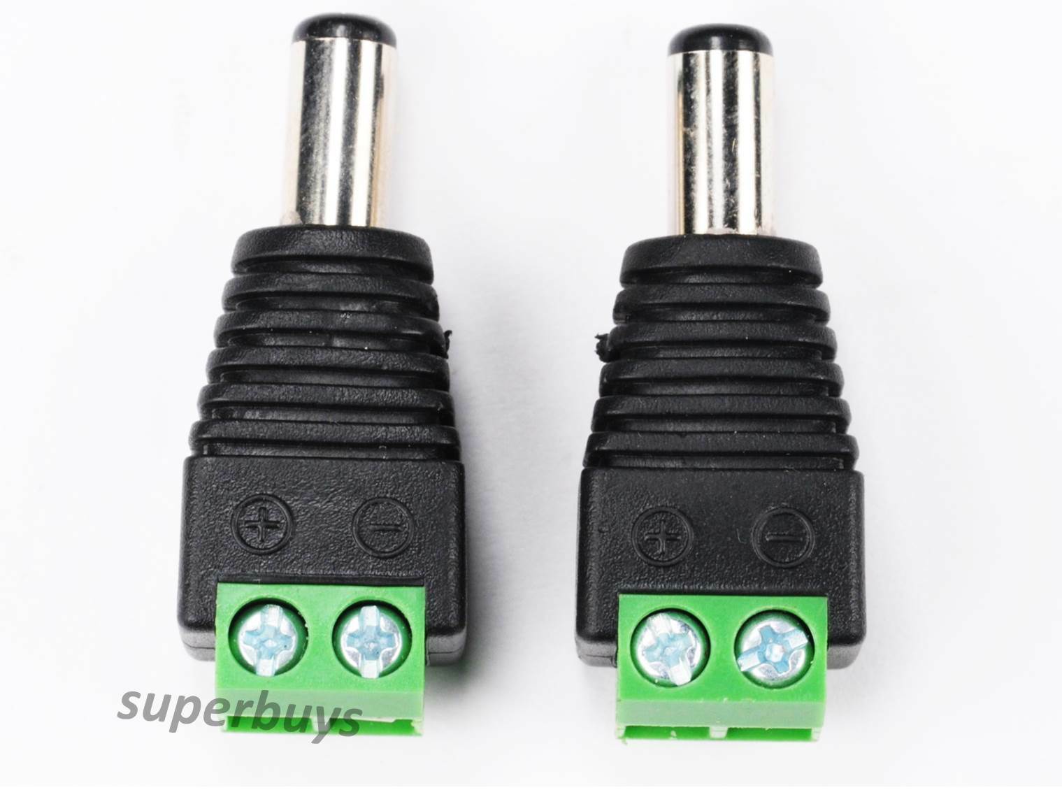 5 Pair 12V Male Female DC Connector Socket Jack Plug Electrical Chassis ...