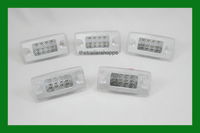 Freightliner Volvo Roof Cab Visor Marker Spyder Light 8 LED Amber Clear ...