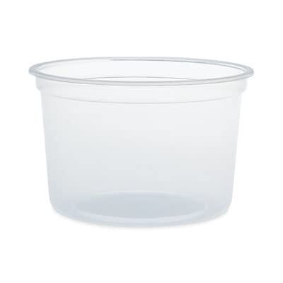 Dart MN16-0100 Microgourmet Food Container, 16 Oz, Plastic, Translucent ...