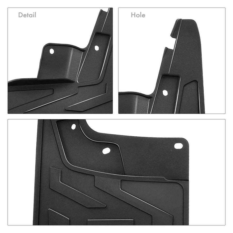 4Pcs Front & Rear Mud Flaps Splash Guard Fender for Chevrolet Colorado ...
