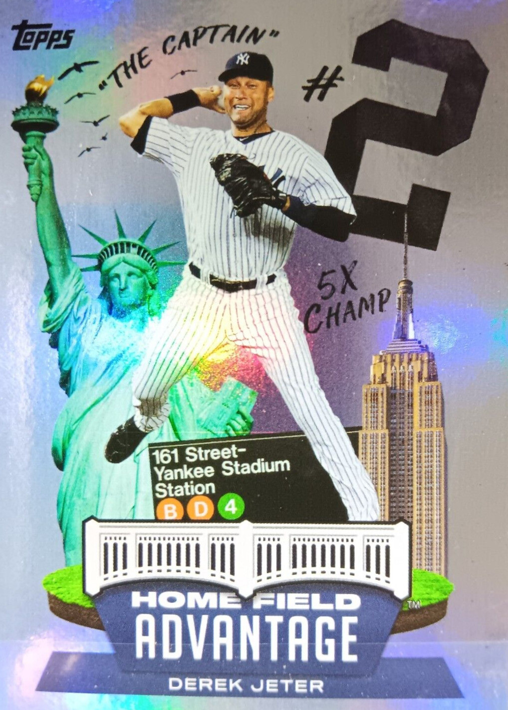 2022 Topps Series 2 - Legendary Home Field Advantage #LHA-1 Derek Jeter ...